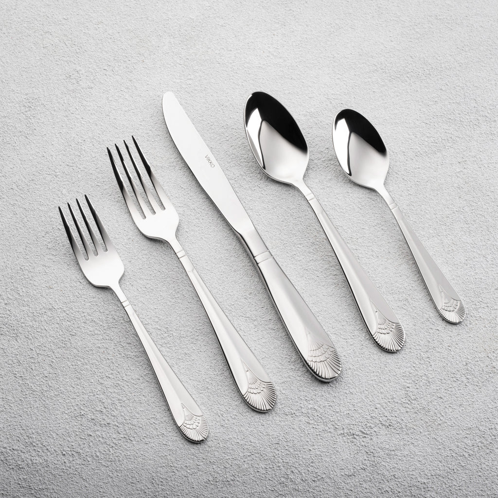 Peacock, 18/10 Stainless Steel, 20 Pc Flatware Set – Vikko