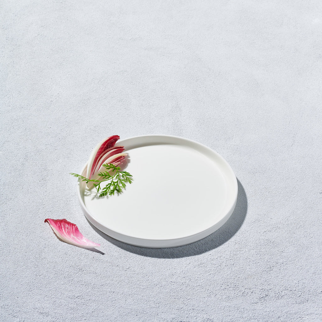 Aidan, Stackable Bone China, Round Plate – Vikko